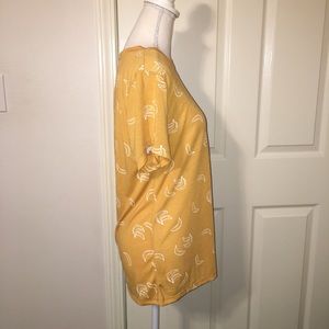 Cold Crush | Tops | Cold Crush Banana Print Top | Poshmark
